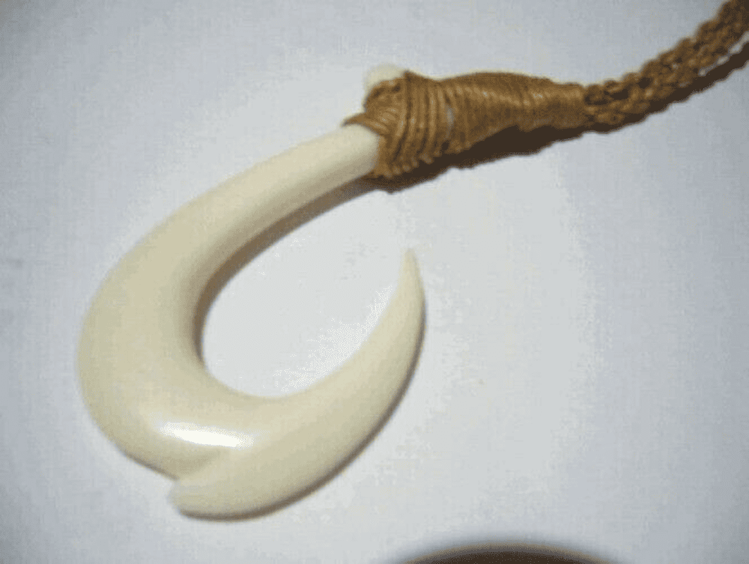Hawaiian Maori Fish Hook Necklace - 35006-1 - Hawaii Star
